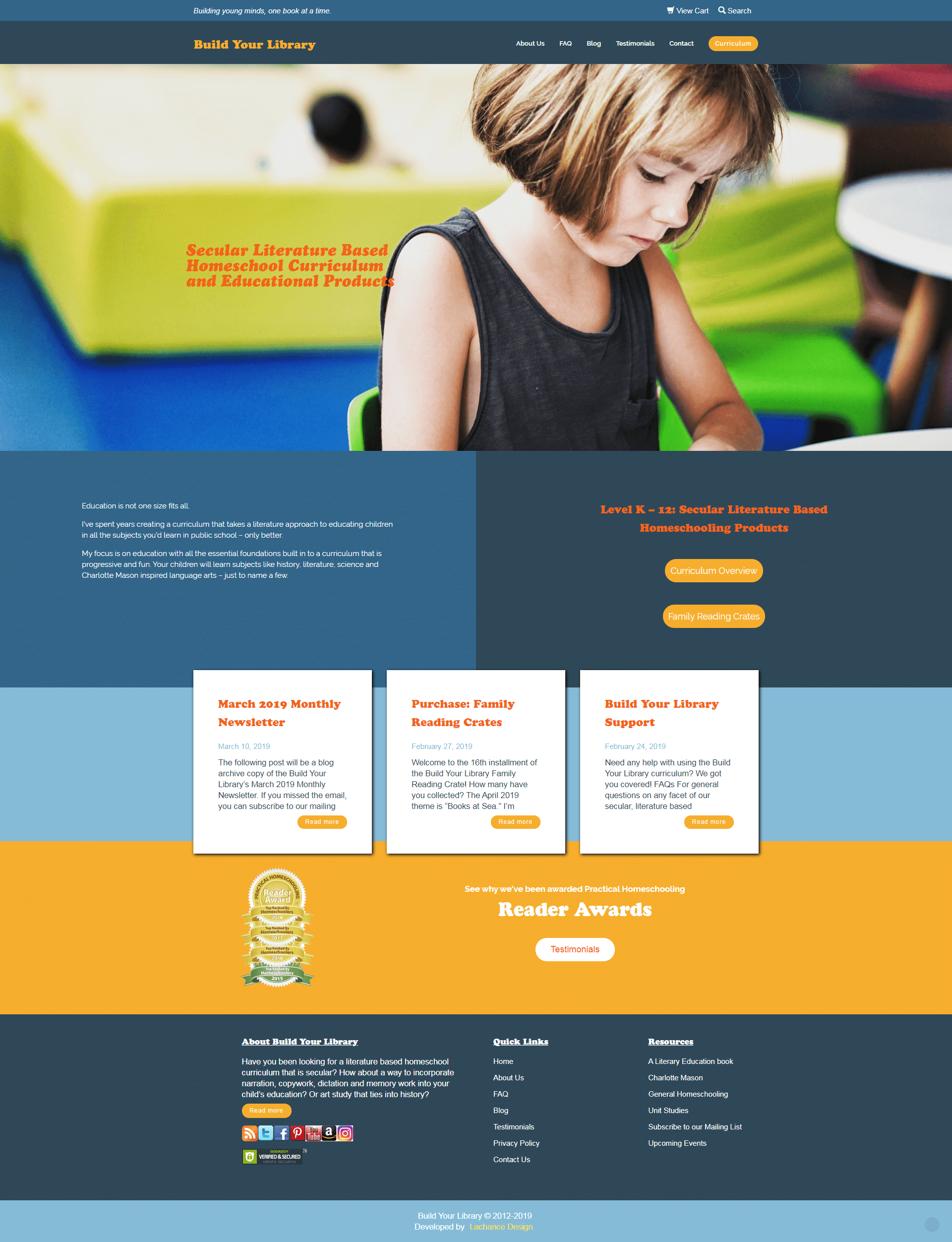 Build Your Library - Lachance Web Design