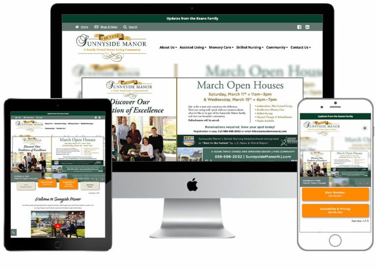 Sunnyside Manor - Lachance Web Design