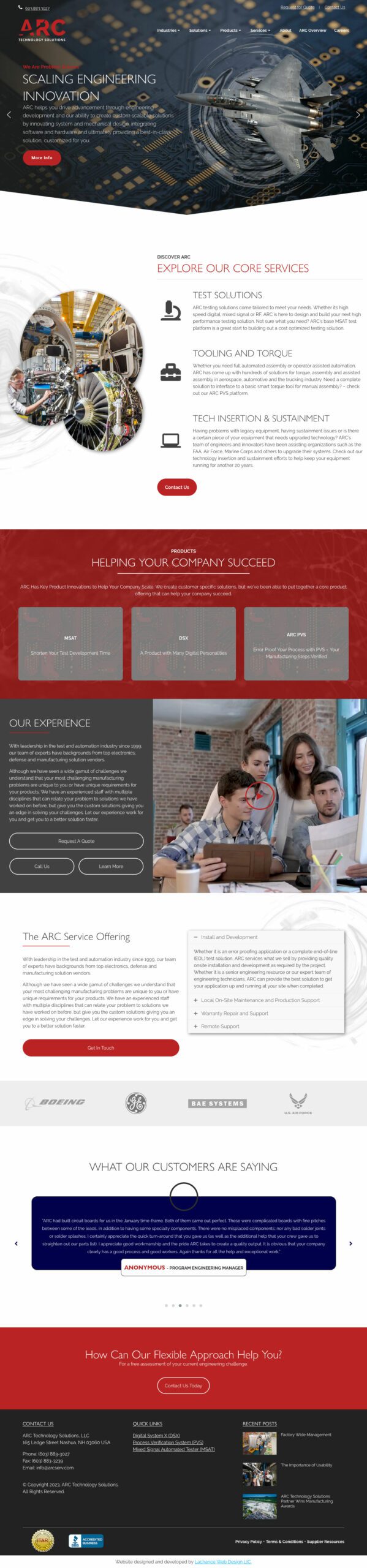 Arcserv - Lachance Web Design